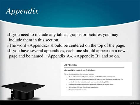 Apa Style Appendix