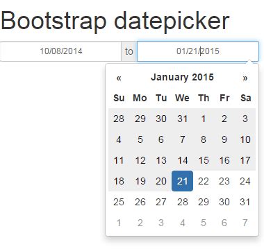 Bootstrap Datepicker Set Up Guide With 8 Online Demos And Code