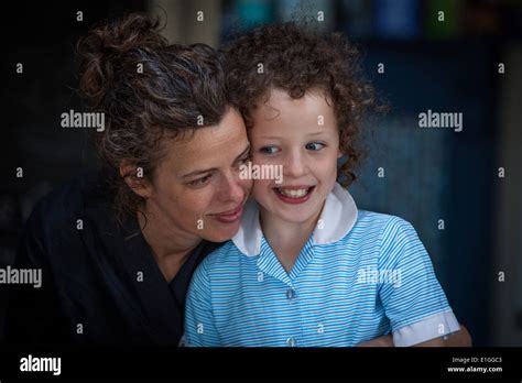 Mother And Year Old Daughter Together Hi Res Stock Photography And