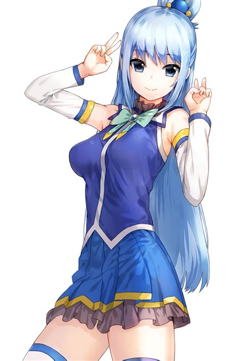 Aqua Konosuba Kono Subarashii Sekai Ni Shukufuku Wo Mobile Wallpaper By Kfrworks 1974324