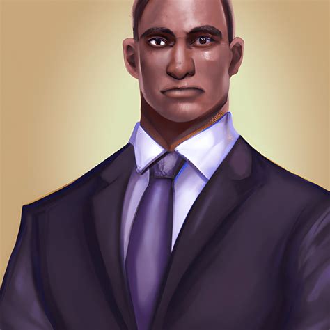 Handsome Dark Skinned Man · Creative Fabrica