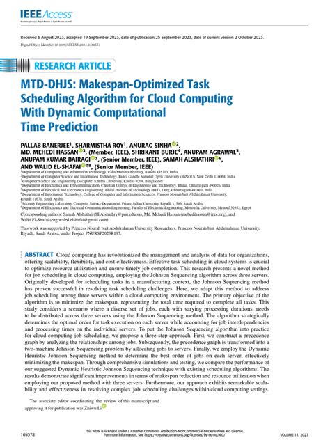 mtd dhjs makespan optimized task scheduling algorithm for cloud computing with dynamic