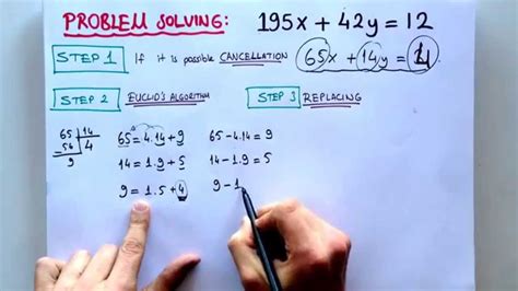 5mins linear diophantine equation by using euclid s algortihm tonguc akademi youtube