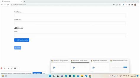 angular 14 appending reactive form fields using formarray youtube