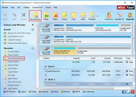 How To Move Resize Partition MiniTool Partition Wizard Tutorial