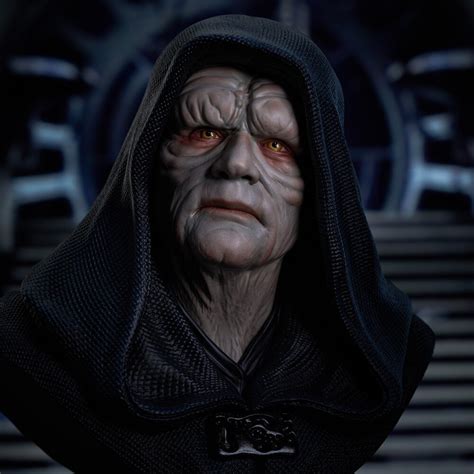 Star Wars Episode Vi Legends In 3d Bust 12 Emperor Palpatine 25 Cm Planet Fantasy