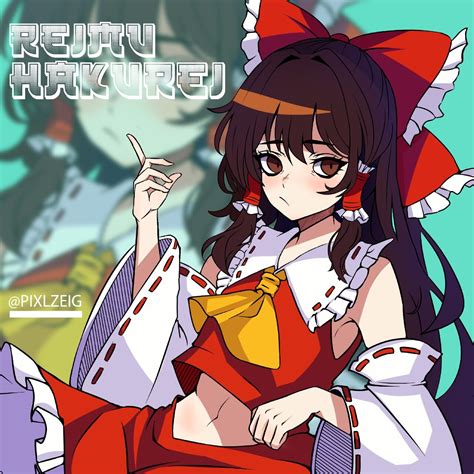 Artstation Fanart Reimu Hakurei