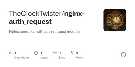 github theclocktwister nginx auth request nginx compiled with auth request module