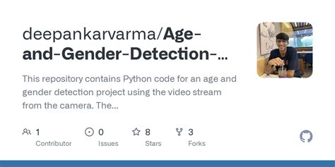 GitHub Deepankarvarma Age And Gender Detection OpenCV Keras