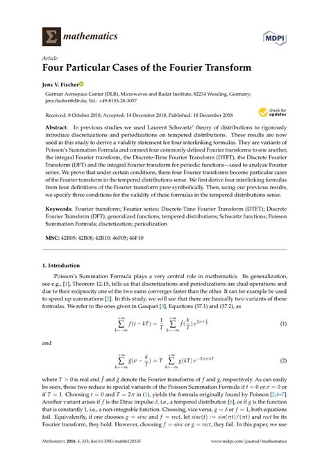 discrete time fourier transform table