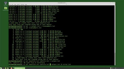 linux command line 08 output redirection youtube