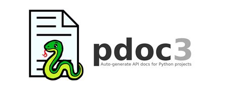 GitHub Pdoc3 Pdoc Arrow Right Auto Generate API Documentation For