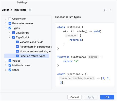typescript webstorm documentation