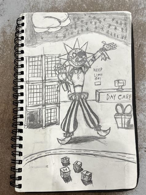 Drew The Daycare Attendant Rfivenightsatfreddys