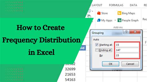 How To Create A Frequency Distribution In Excel Frequency