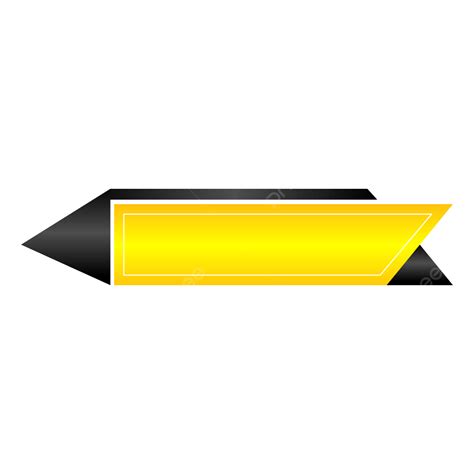 Yellow Lower Third Video Banner Lower Third Png Lower Third Vector