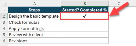 Insert Checkmark Tick Mark Symbol In Excel 5 Easy Ways