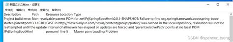 Project Build Error Non Resolvable Parent POM For Zwf Description