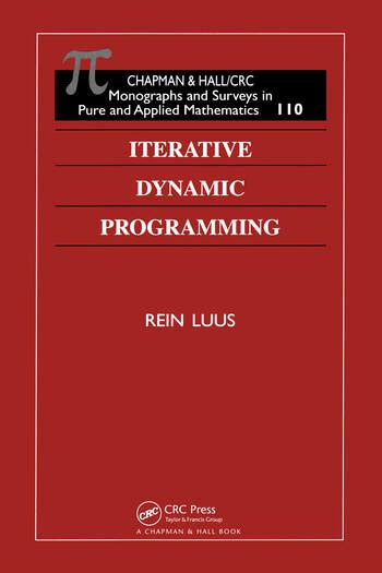 iterative dynamic programming crc press book