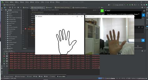 task1：python（opencv）手势轮廓提取 cv2 提取手部图像 csdn博客