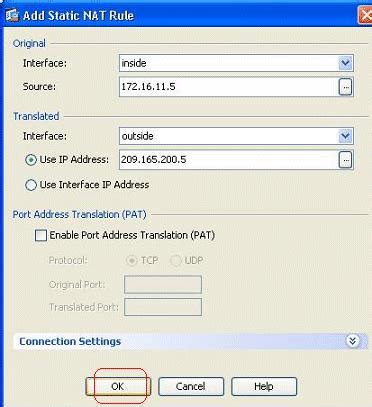 ASA 8 2 Port Redirection Forwarding With Nat Global Static And