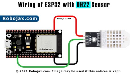 measure temperature over wifi with esp32 dht11 and dht22