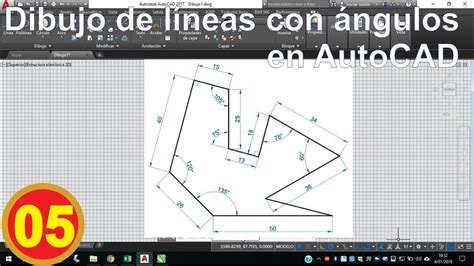 Dibujar Lineas Con Angulos En Autocad Image To U