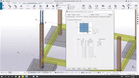 11 tekla structures tutorials creating column reinforcement detailing in tekla structures
