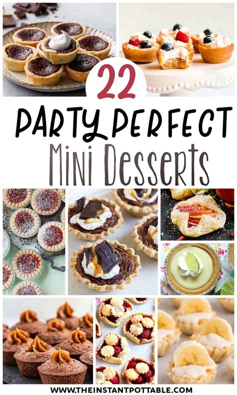 Make Ahead Mini Desserts 22 Recipes For The Perfect Party Dessert Bites Mini Desserts Bite