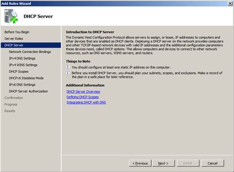 Computer Networkiing Lesson 8 Installing A DHCP Server