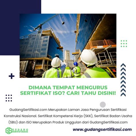 Sub Klasifikasi SKK Konstruksi Terbaru Tahun 2023 Gudang Sertifikasi