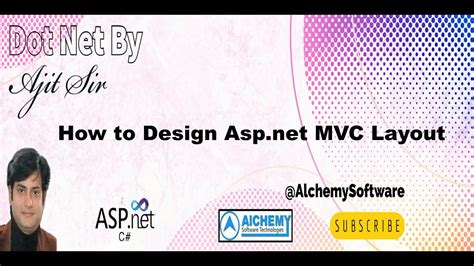 how to design mvc design mvc layout youtube