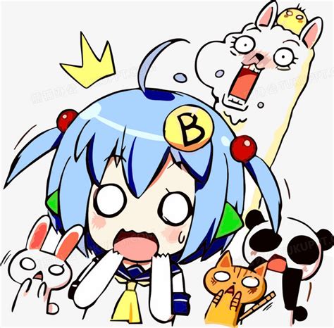 我和我的小伙伴们都惊呆了png图片素材下载 小伙伴png 熊猫办公