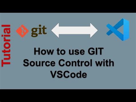 How To Use GIT Source Control With VSCode Tutorial YouTube
