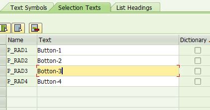 SAP ABAP TUTORIAL Show Radio Button In A Single Line
