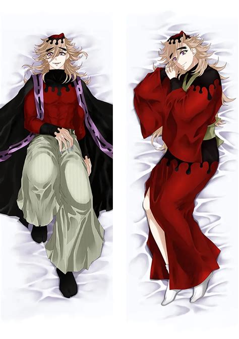 Anime Demon Slayer Douma Dakimakura Pillow Case Otaku Waifu Bedding Hugging Body Throw 2 Sided