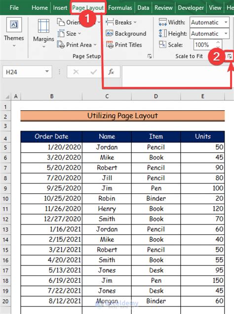 How To Fit An Excel Sheet On One Page