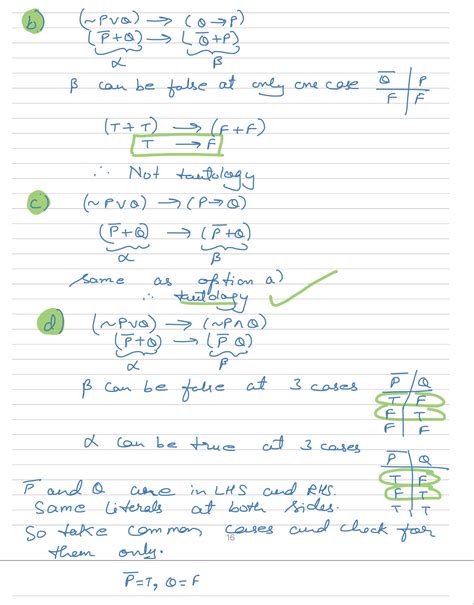 mathematical logic discrete mathematics propositional logic test 1 question 15