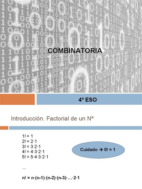 combinatoria pdf combinatoria conceptos matemáticos