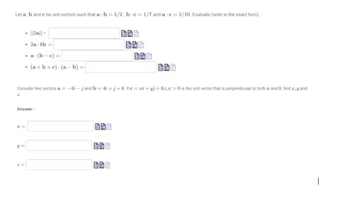 solved let a b and c be unit vectors such that