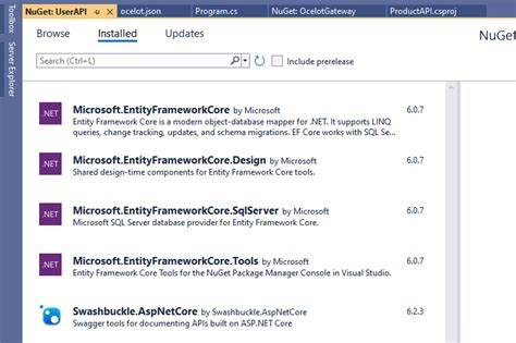 microservices implementation with ocelot gateway using core 6 api and angular 14