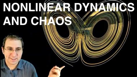 Nonlinear Dynamics Chaos Introduction Lecture Of A Course Youtube