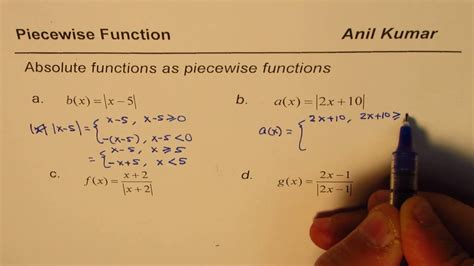 how to write an absolute value function