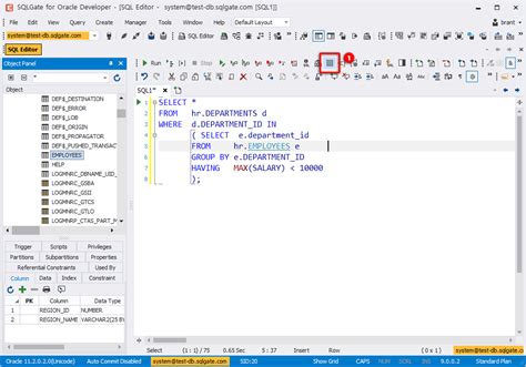 Using The Advanced SQL Editor SQLGate The Most Intelligent IDE For