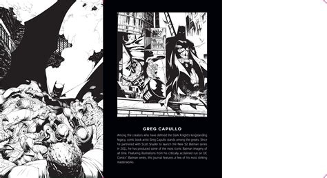 Dc Comics Batman Hardcover Ruled Journal Artist Edition Book By Insight Editions Official