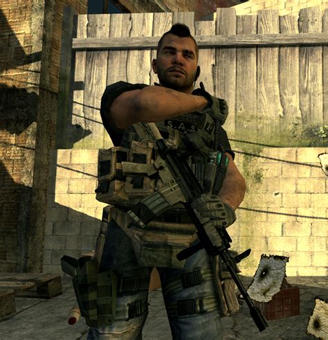 Call Of Duty Modern Warfare 2 Captain John Soap Mactavish Task Force 141 Call Duty Black