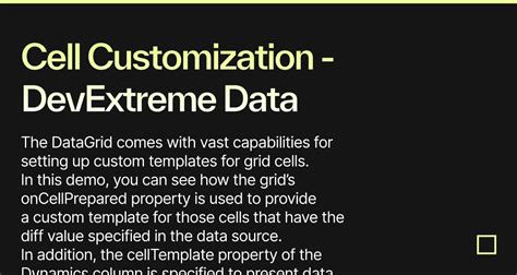 Cell Customization DevExtreme Data Grid Codesandbox