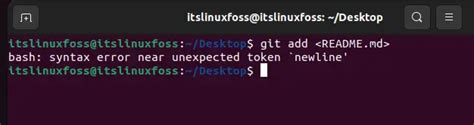 understanding syntax error near unexpected token explained