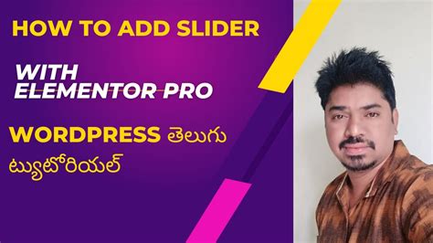 How To Create Slider With Elementor Pro Elementor Pro Telugu Tutorial