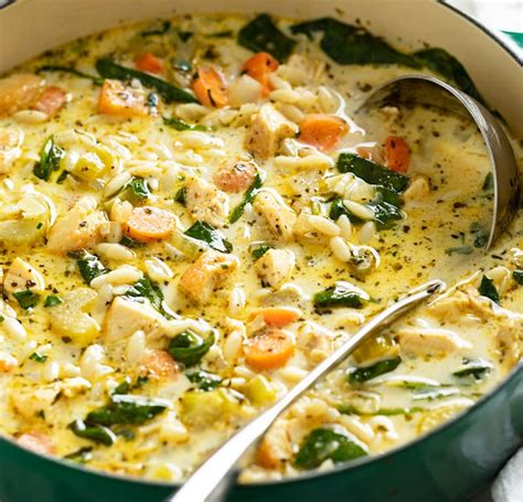 Lemon Chicken Orzo Soup The Cozy Cook